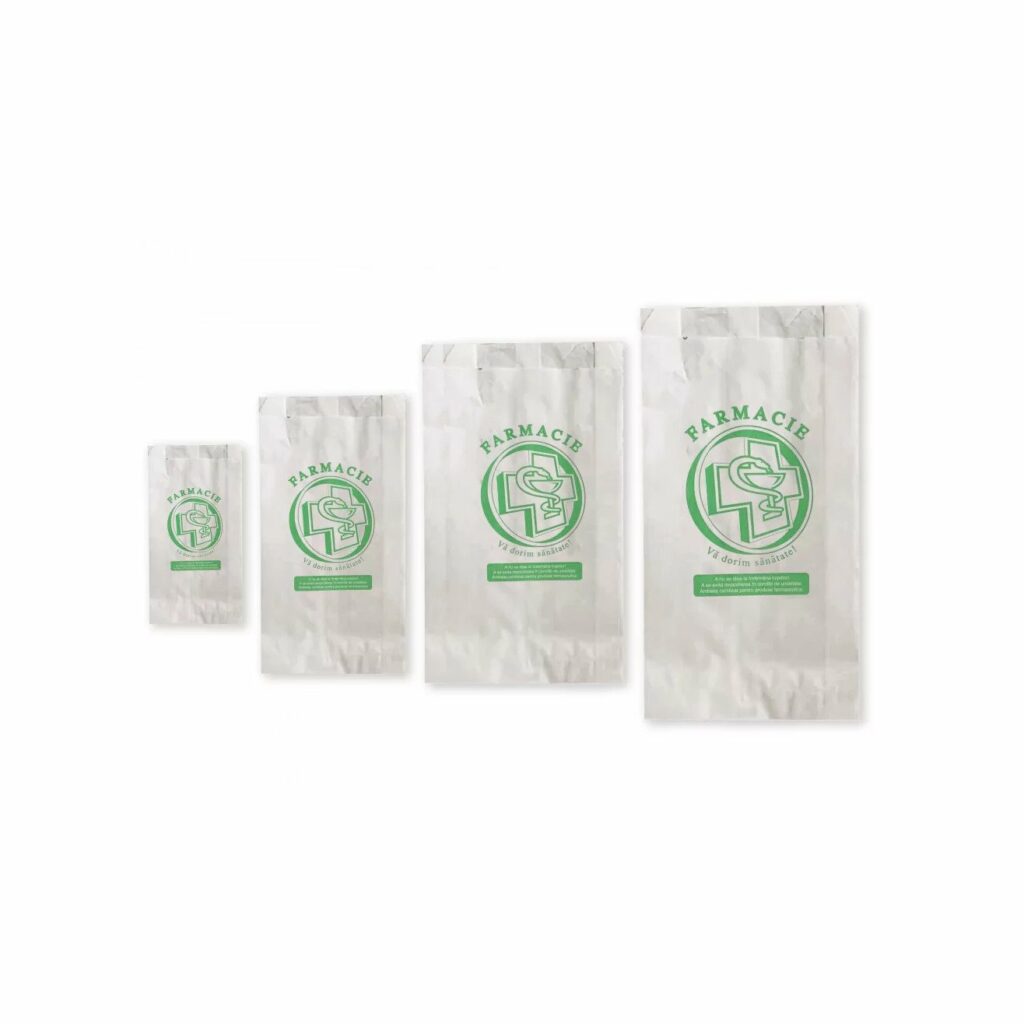 Pungi farmacie biodegradabile sau din plastic produse la comanda